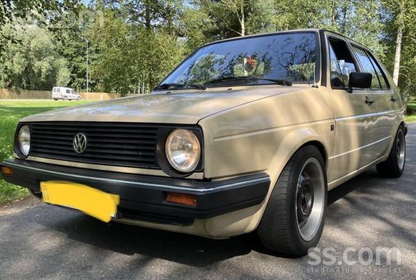 Dzeltens Volkswagen Golf 1986 Rīga, ar dzinēja tilpumu 1.30 L un nobraukumu 254 tūkst. km par 100 €, foto 1 vietnē AUTOMOTO.COM.LV