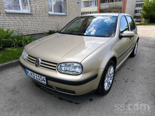 Dzeltens Volkswagen Golf 2002 Ludza, ar dzinēja tilpumu 1.90 L un nobraukumu 306 tūkst. km par 2350 €, foto 1 vietnē AUTOMOTO.COM.LV