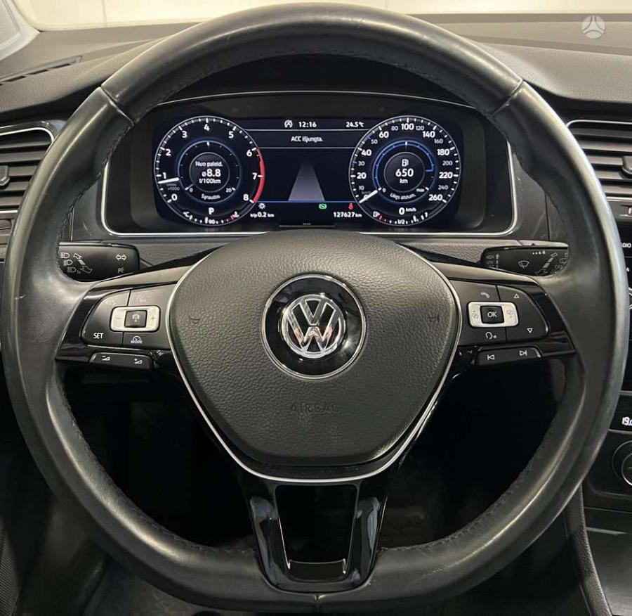 Dzeltens Volkswagen Golf 2017 Kauņa, ar dzinēja tilpumu 1.40 L un nobraukumu 128 tūkst. km par 12700 €, foto 10 vietnē AUTOMOTO.COM.LV