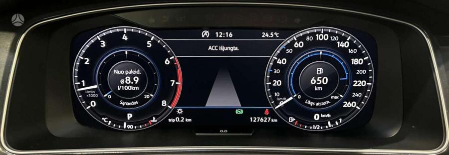 Dzeltens Volkswagen Golf 2017 Kauņa, ar dzinēja tilpumu 1.40 L un nobraukumu 128 tūkst. km par 12700 €, foto 11 vietnē AUTOMOTO.COM.LV