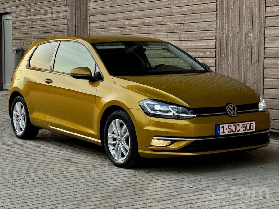 Yellow Volkswagen Golf 2017 in Jelgava, with an engine capacity of 2.00 L and mileage of 253 thousand km for 10600 €, photo 1 on AUTOMOTO.COM.LV