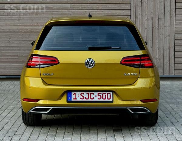 Dzeltens Volkswagen Golf 2017 Jelgava, ar dzinēja tilpumu 2.00 L un nobraukumu 253 tūkst. km par 10600 €, foto 9 vietnē AUTOMOTO.COM.LV