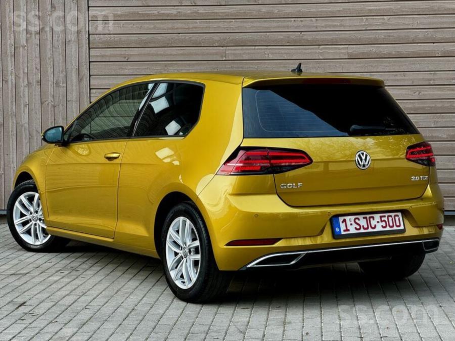 Yellow Volkswagen Golf 2017 in Jelgava, with an engine capacity of 2.00 L and mileage of 253 thousand km for 10600 €, photo 13 on AUTOMOTO.COM.LV