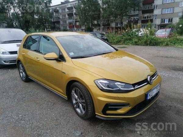 Volkswagen Golf 2017 Rīga vietnē Dzeltens Volkswagen Golf 2017 Rīga, ar dzinēja tilpumu 1.40 L un nobraukumu 117 tūkst. km par 14000 €, foto 1 vietnē AUTOMOTO.COM.LV