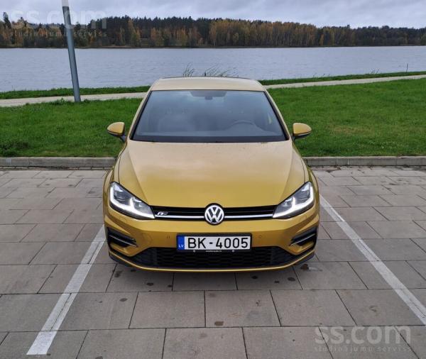 Dzeltens Volkswagen Golf 2017 Ogre, ar dzinēja tilpumu 1.40 L un nobraukumu 106 tūkst. km par 12500 €, foto 1 vietnē AUTOMOTO.COM.LV