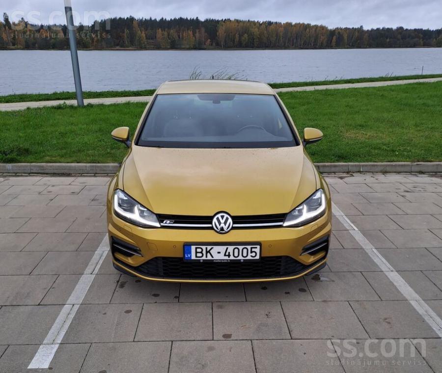 Dzeltens Volkswagen Golf 2017 Ogre, ar dzinēja tilpumu 1.40 L un nobraukumu 106 tūkst. km par 12500 €, foto 1 vietnē AUTOMOTO.COM.LV