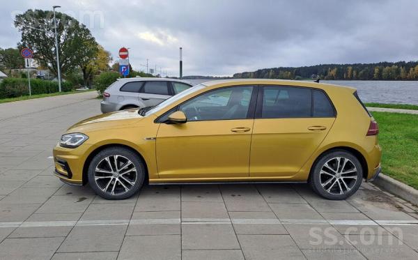 Dzeltens Volkswagen Golf 2017 Ogre, ar dzinēja tilpumu 1.40 L un nobraukumu 106 tūkst. km par 12500 €, foto 5 vietnē AUTOMOTO.COM.LV