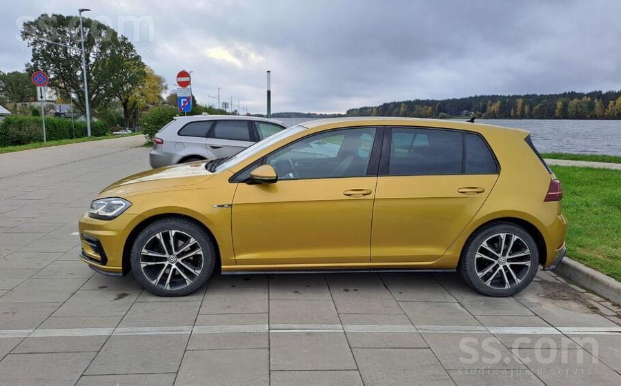 Dzeltens Volkswagen Golf 2017 Ogre, ar dzinēja tilpumu 1.40 L un nobraukumu 106 tūkst. km par 12500 €, foto 5 vietnē AUTOMOTO.COM.LV