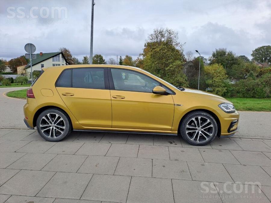 Dzeltens Volkswagen Golf 2017 Ogre, ar dzinēja tilpumu 1.40 L un nobraukumu 106 tūkst. km par 12500 €, foto 6 vietnē AUTOMOTO.COM.LV