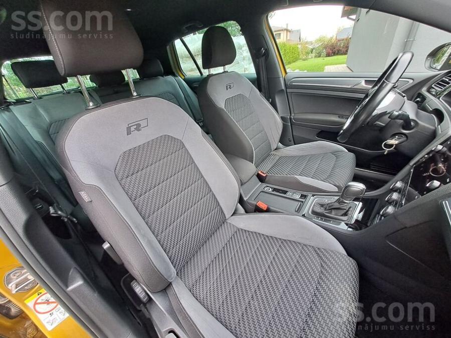 Dzeltens Volkswagen Golf 2017 Ogre, ar dzinēja tilpumu 1.40 L un nobraukumu 106 tūkst. km par 12500 €, foto 11 vietnē AUTOMOTO.COM.LV