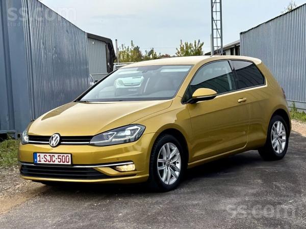 Dzeltens Volkswagen Golf 2018 Jelgava, ar dzinēja tilpumu 2.00 L un nobraukumu 259 tūkst. km par 10900 €, foto 1 vietnē AUTOMOTO.COM.LV