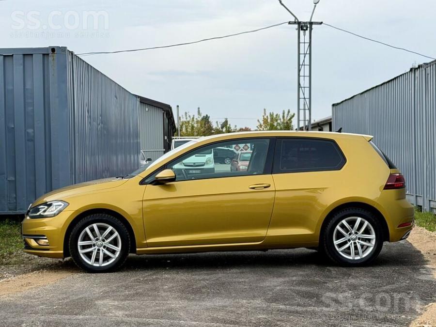 Dzeltens Volkswagen Golf 2018 Jelgava, ar dzinēja tilpumu 2.00 L un nobraukumu 259 tūkst. km par 10900 €, foto 3 vietnē AUTOMOTO.COM.LV