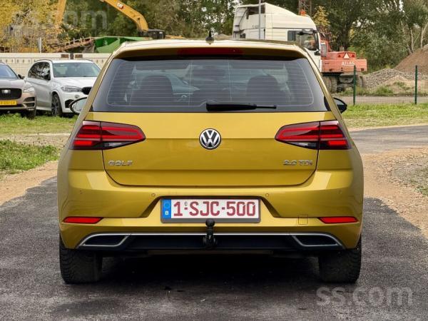 Dzeltens Volkswagen Golf 2018 Jelgava, ar dzinēja tilpumu 2.00 L un nobraukumu 259 tūkst. km par 10900 €, foto 5 vietnē AUTOMOTO.COM.LV