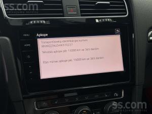 Dzeltens Volkswagen Golf 2018 Jelgava, ar dzinēja tilpumu 2.00 L un nobraukumu 259 tūkst. km par 10900 €, foto 31 vietnē AUTOMOTO.COM.LV