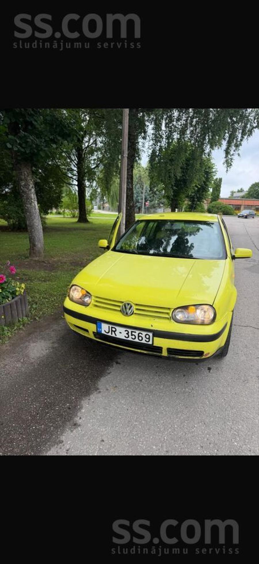 Dzeltens Volkswagen Golf 2000 Rīga, ar dzinēja tilpumu 1.90 L un nobraukumu 400 tūkst. km par 800 €, foto 4 vietnē AUTOMOTO.COM.LV