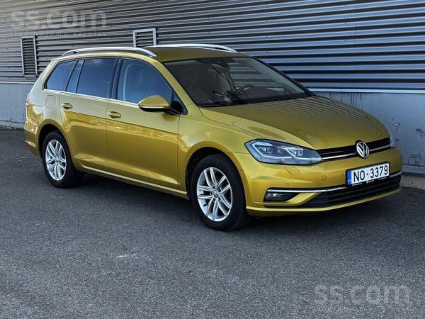 Yellow Volkswagen Golf 2018 in Riga, with an engine capacity of 2.00 L and mileage of 264 thousand km for 11900 €, photo 8 on AUTOMOTO.COM.LV