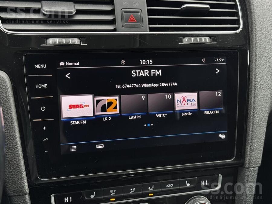 Желтый Фольксваген Гольф 2018 в Рига, объемом двигателя 2.00 л и пробегом 264 тыс. км за 11900 €, фото 21 на AUTOMOTO.COM.LV