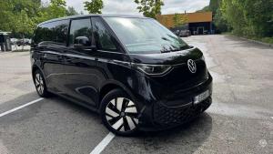 Melns Volkswagen ID. Buzz 2024 Birštonas, ar dzinēja tilpumu 0.00 L un nobraukumu 29 tūkst. km par 40000 €, foto 1 vietnē AUTOMOTO.COM.LV