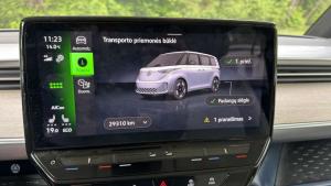 Melns Volkswagen ID. Buzz 2024 Birštonas, ar dzinēja tilpumu 0.00 L un nobraukumu 29 tūkst. km par 40000 €, foto 10 vietnē AUTOMOTO.COM.LV