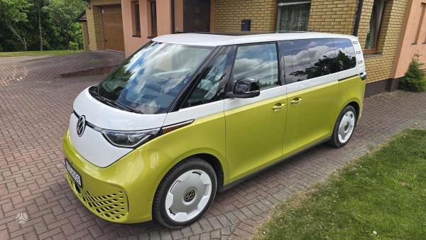 Volkswagen ID. Buzz 2025 Klaipėda, ar dzinēja tilpumu 0.00 L un nobraukumu 1 tūkst. km par 60999 €, foto 1 vietnē AUTOMOTO.COM.LV