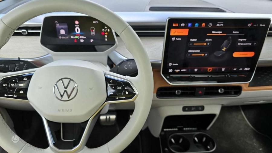 Volkswagen ID. Buzz 2025 Klaipėda, ar dzinēja tilpumu 0.00 L un nobraukumu 1 tūkst. km par 60999 €, foto 9 vietnē AUTOMOTO.COM.LV