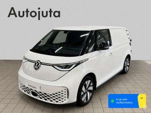 White Volkswagen ID. Buzz 2024 in Kaunas, with an engine capacity of 0.00 L and mileage of 93 thousand km for 29500 €, photo 1 on AUTOMOTO.COM.LV