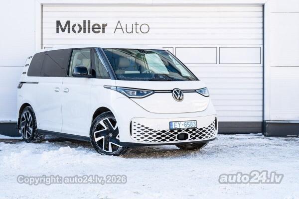 Balts Volkswagen ID. Buzz 2023 Rīga, ar dzinēja tilpumu 0.00 L un nobraukumu 51 tūkst. km par 40480 €, foto 2 vietnē AUTOMOTO.COM.LV