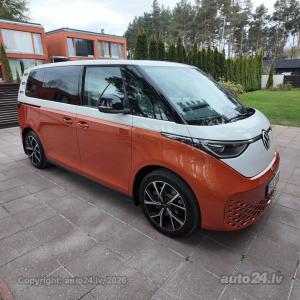 Balts Volkswagen ID. Buzz 2023 Tallina, ar dzinēja tilpumu 0.00 L un nobraukumu 98 tūkst. km par 38900 €, foto 1 vietnē AUTOMOTO.COM.LV