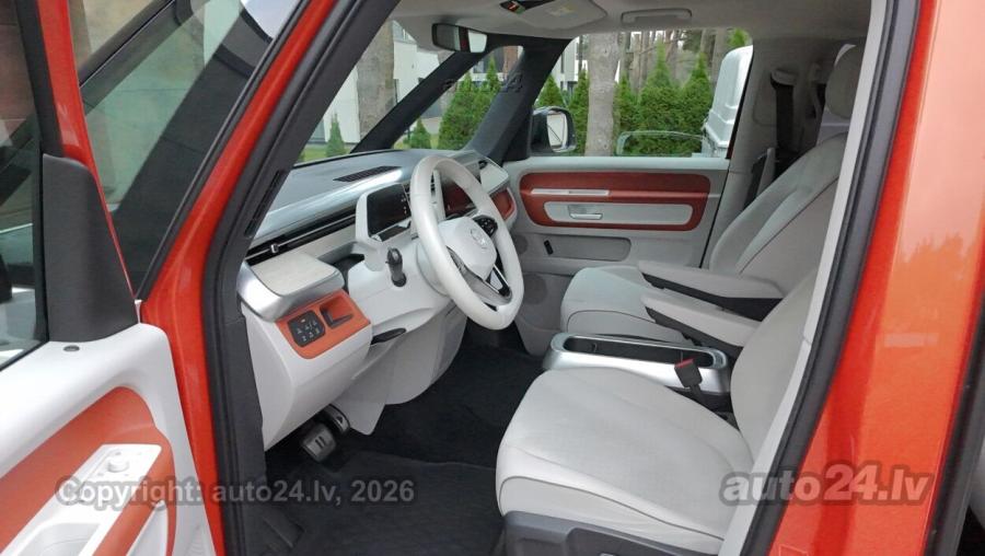 Balts Volkswagen ID. Buzz 2023 Tallina, ar dzinēja tilpumu 0.00 L un nobraukumu 98 tūkst. km par 38900 €, foto 5 vietnē AUTOMOTO.COM.LV