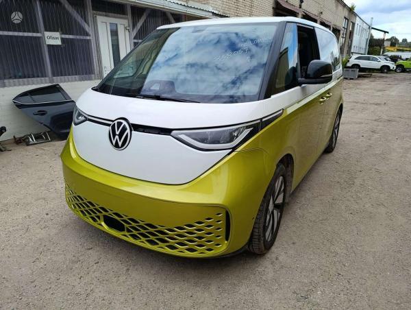 Yellow Volkswagen ID. Buzz 2023 in Utena, with an engine capacity of 0.00 L and mileage of 180 thousand km for 22500 €, photo 1 on AUTOMOTO.COM.LV