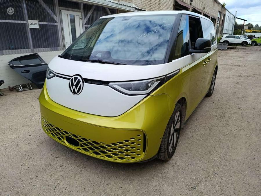 Желтый Фольксваген ID. Buzz 2023 в Утена, объемом двигателя 0.00 л и пробегом 180 тыс. км за 22500 €, фото 1 на AUTOMOTO.COM.LV