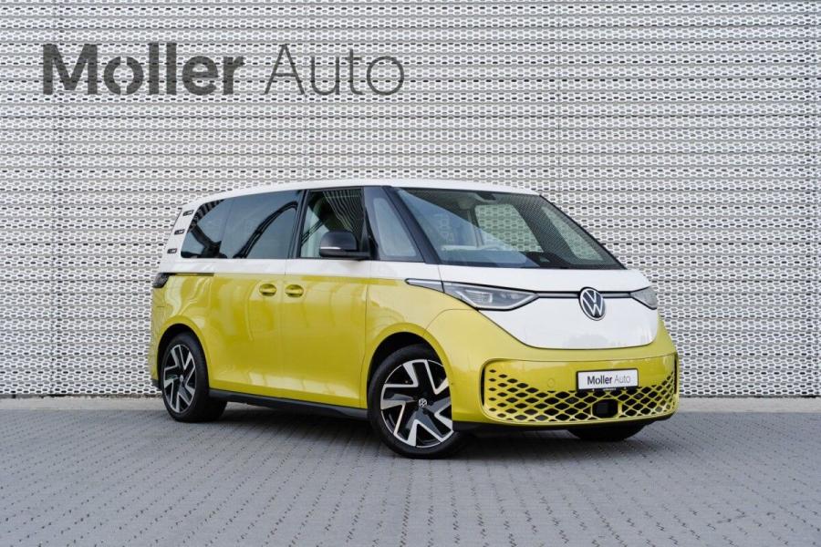 Yellow Volkswagen ID. Buzz 2023 in Marupe, with an engine capacity of 0.00 L and mileage of 93 thousand km for 39900 €, photo 3 on AUTOMOTO.COM.LV