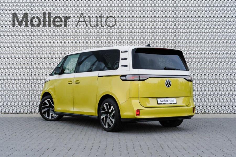 Yellow Volkswagen ID. Buzz 2023 in Marupe, with an engine capacity of 0.00 L and mileage of 93 thousand km for 39900 €, photo 4 on AUTOMOTO.COM.LV