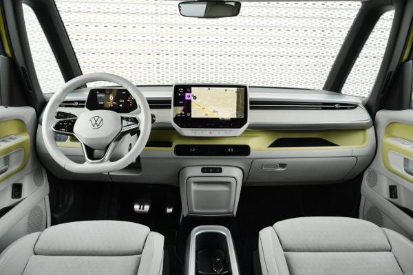 Dzeltens Volkswagen ID. Buzz 2023 Mārupe, ar dzinēja tilpumu 0.00 L un nobraukumu 93 tūkst. km par 39900 €, foto 7 vietnē AUTOMOTO.COM.LV