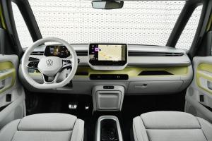 Yellow Volkswagen ID. Buzz 2023 in Marupe, with an engine capacity of 0.00 L and mileage of 93 thousand km for 39900 €, photo 7 on AUTOMOTO.COM.LV