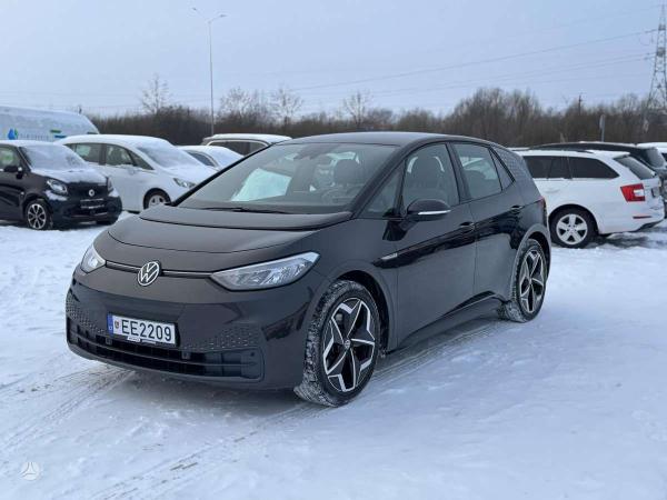 Melns Volkswagen ID.3 2021 Šauļi, ar dzinēja tilpumu 0.00 L un nobraukumu 65 tūkst. km par 19700 €, foto 1 vietnē AUTOMOTO.COM.LV