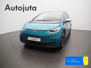 Blue Volkswagen ID.3 2020 in Vilnius, with an engine capacity of 0.00 L and mileage of 88 thousand km for 19500 €, photo  on AUTOMOTO.COM.LV