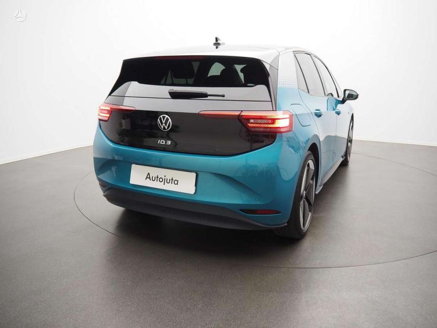Blue Volkswagen ID.3 2020 in Vilnius, with an engine capacity of 0.00 L and mileage of 88 thousand km for 19500 €, photo 5 on AUTOMOTO.COM.LV