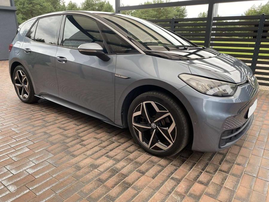 Zils Volkswagen ID.3 2022 Druskininkai, ar dzinēja tilpumu 0.00 L un nobraukumu 138 tūkst. km par 26378 €, foto 3 vietnē AUTOMOTO.COM.LV