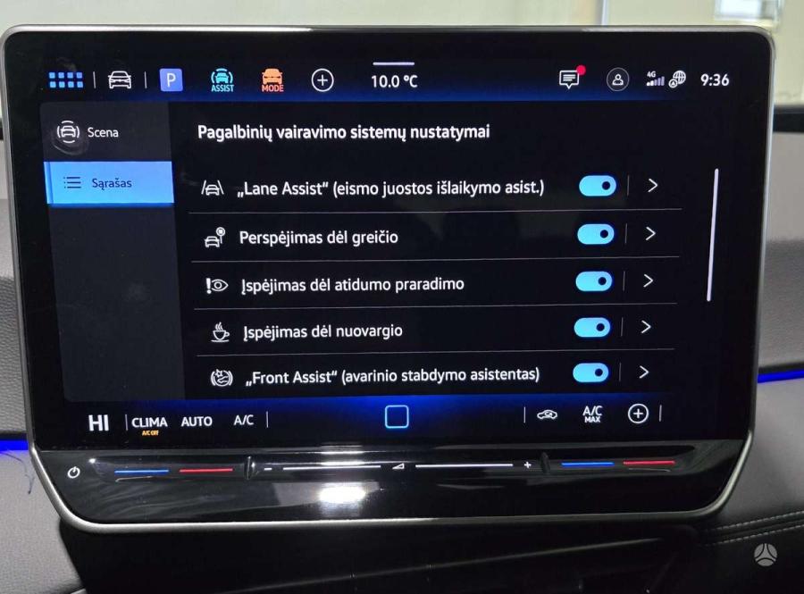 Green Volkswagen ID.3 2025 in Siauliai, with an engine capacity of 0.00 L and mileage of 2 thousand km for 29900 €, photo 20 on AUTOMOTO.COM.LV