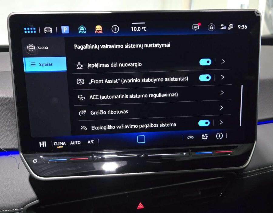 Green Volkswagen ID.3 2025 in Siauliai, with an engine capacity of 0.00 L and mileage of 2 thousand km for 29900 €, photo 21 on AUTOMOTO.COM.LV