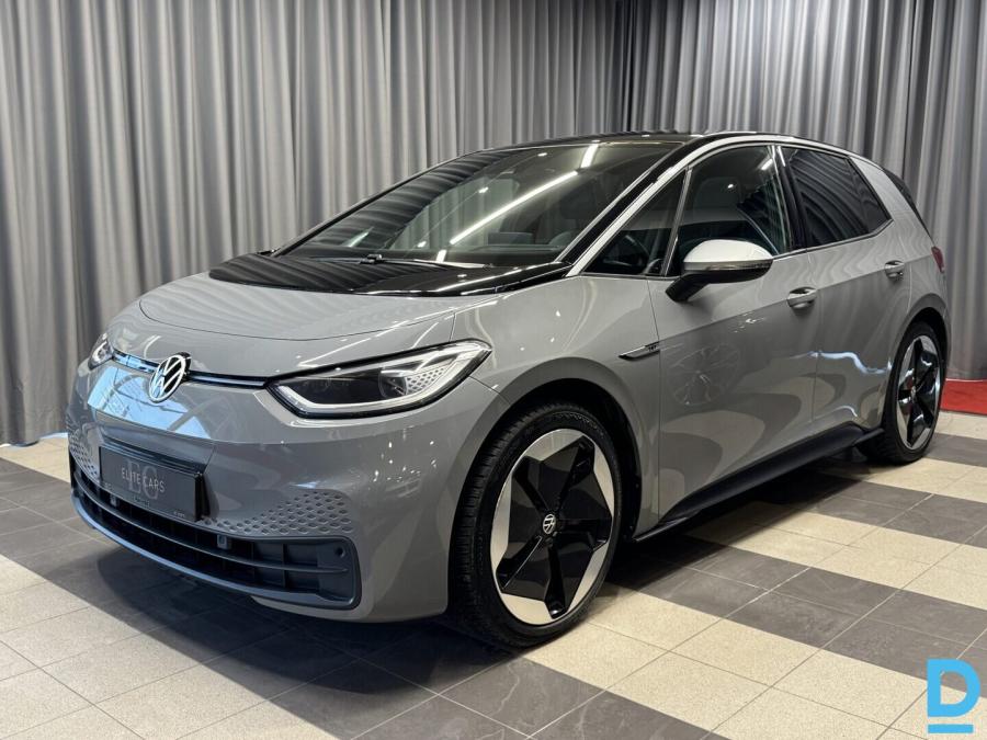 Pelēks Volkswagen ID.3 2020 Mārupe, ar dzinēja tilpumu 0.00 L un nobraukumu 100 tūkst. km par 17990 €, foto 1 vietnē AUTOMOTO.COM.LV