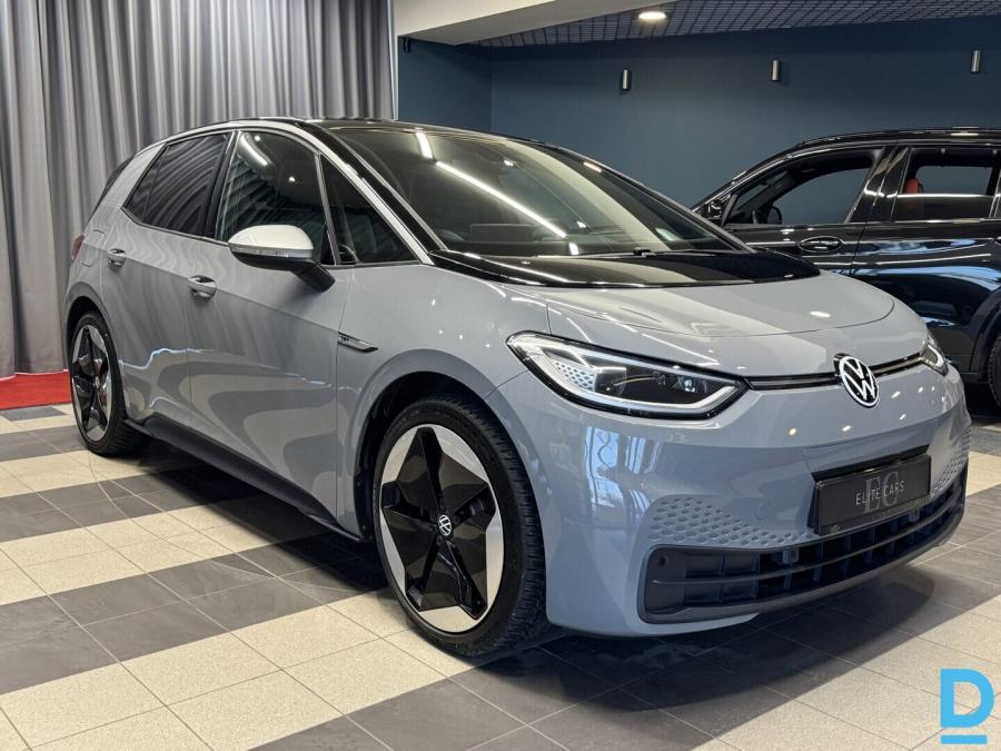 Pelēks Volkswagen ID.3 2020 Mārupe, ar dzinēja tilpumu 0.00 L un nobraukumu 100 tūkst. km par 17990 €, foto 3 vietnē AUTOMOTO.COM.LV