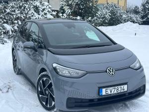 Grey Volkswagen ID.3 2021 in Vilnius, with an engine capacity of 0.00 L and mileage of 86 thousand km for 17900 €, photo 2 on AUTOMOTO.COM.LV