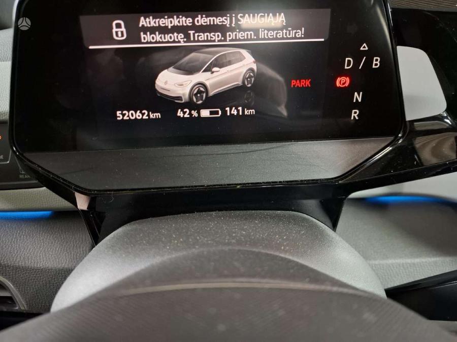 Pelēks Volkswagen ID.3 2021 Kėdainiai, ar dzinēja tilpumu 0.00 L un nobraukumu 51 tūkst. km par 11400 €, foto 11 vietnē AUTOMOTO.COM.LV