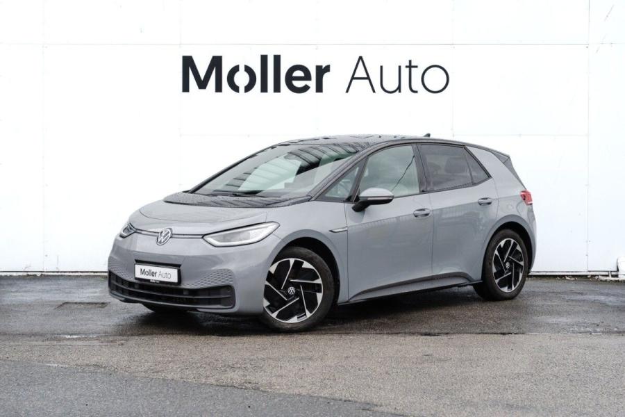 Pelēks Volkswagen ID.3 2021 Rīga, ar dzinēja tilpumu 0.00 L un nobraukumu 64 tūkst. km par 24900 €, foto 1 vietnē AUTOMOTO.COM.LV