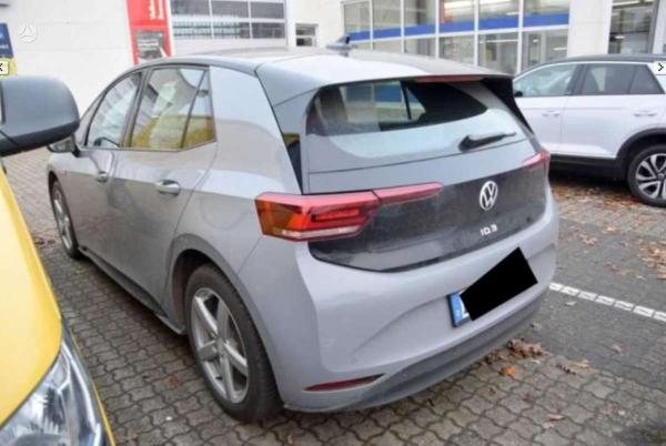 Pelēks Volkswagen ID.3 2022 Šauļi, ar dzinēja tilpumu 0.00 L un nobraukumu 21 tūkst. km par 13500 €, foto 2 vietnē AUTOMOTO.COM.LV