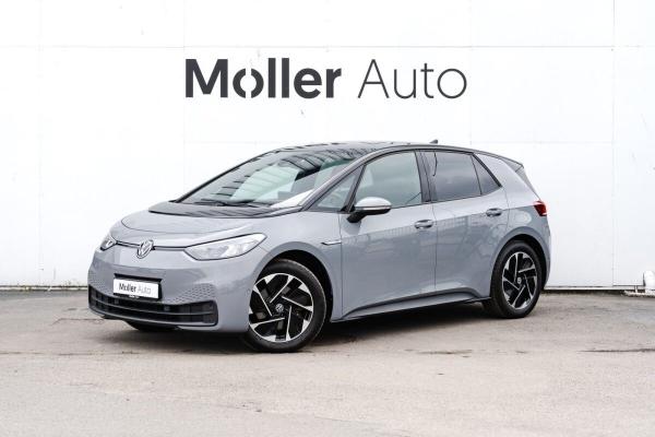 Pelēks Volkswagen ID.3 2023 Rīga, ar dzinēja tilpumu 0.00 L un nobraukumu 22 tūkst. km par 26800 €, foto 1 vietnē AUTOMOTO.COM.LV