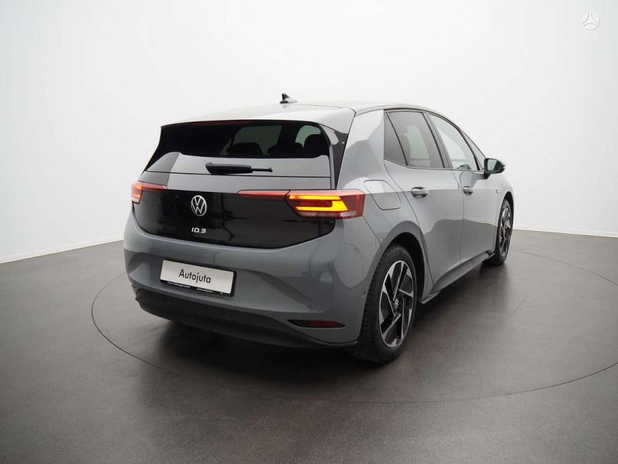 Grey Volkswagen ID.3 2023 in Vilnius, with an engine capacity of 0.00 L and mileage of 27 thousand km for 24500 €, photo 5 on AUTOMOTO.COM.LV