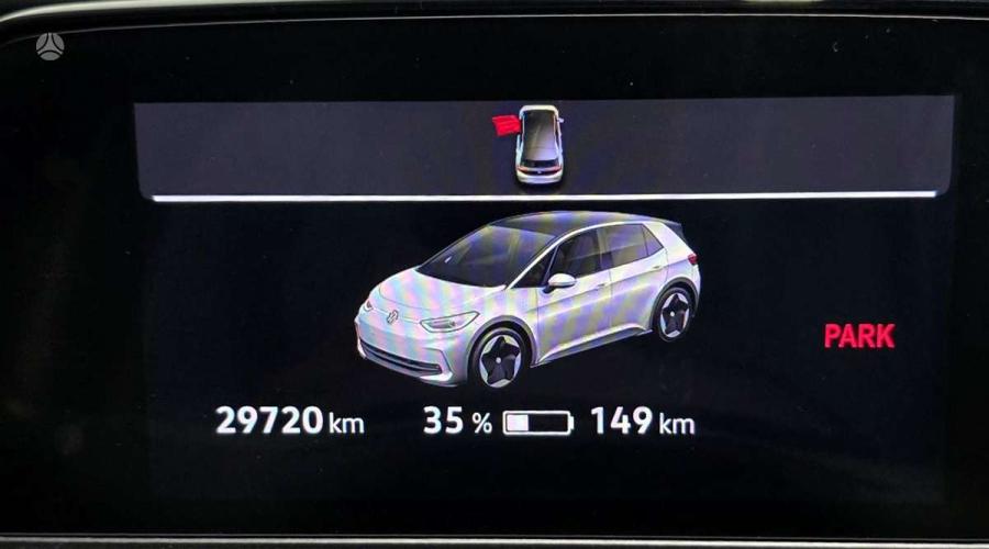 Grey Volkswagen ID.3 2024 in Siauliai, with an engine capacity of 0.00 L and mileage of 30 thousand km for 29900 €, photo 16 on AUTOMOTO.COM.LV